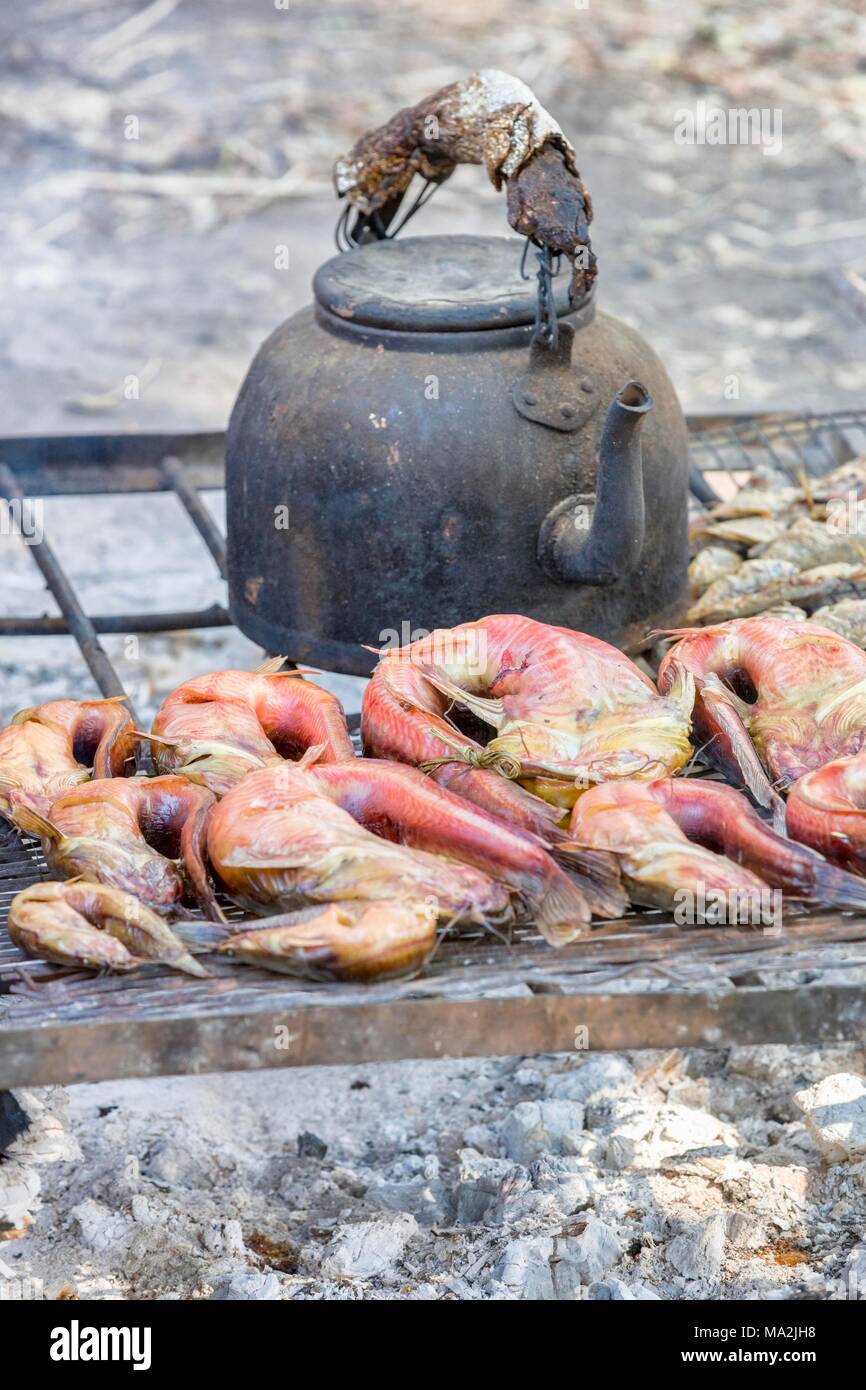 Grilled fish dish africa hi-res stock photography and images - Alamy