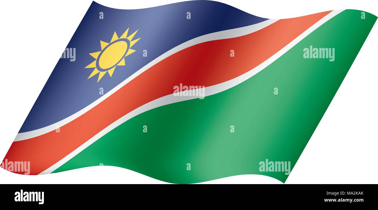 Namibia flag, vector illustration Stock Vector Image & Art - Alamy