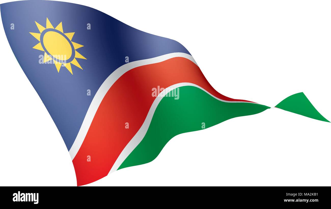 Namibia flag, vector illustration Stock Vector Image & Art - Alamy