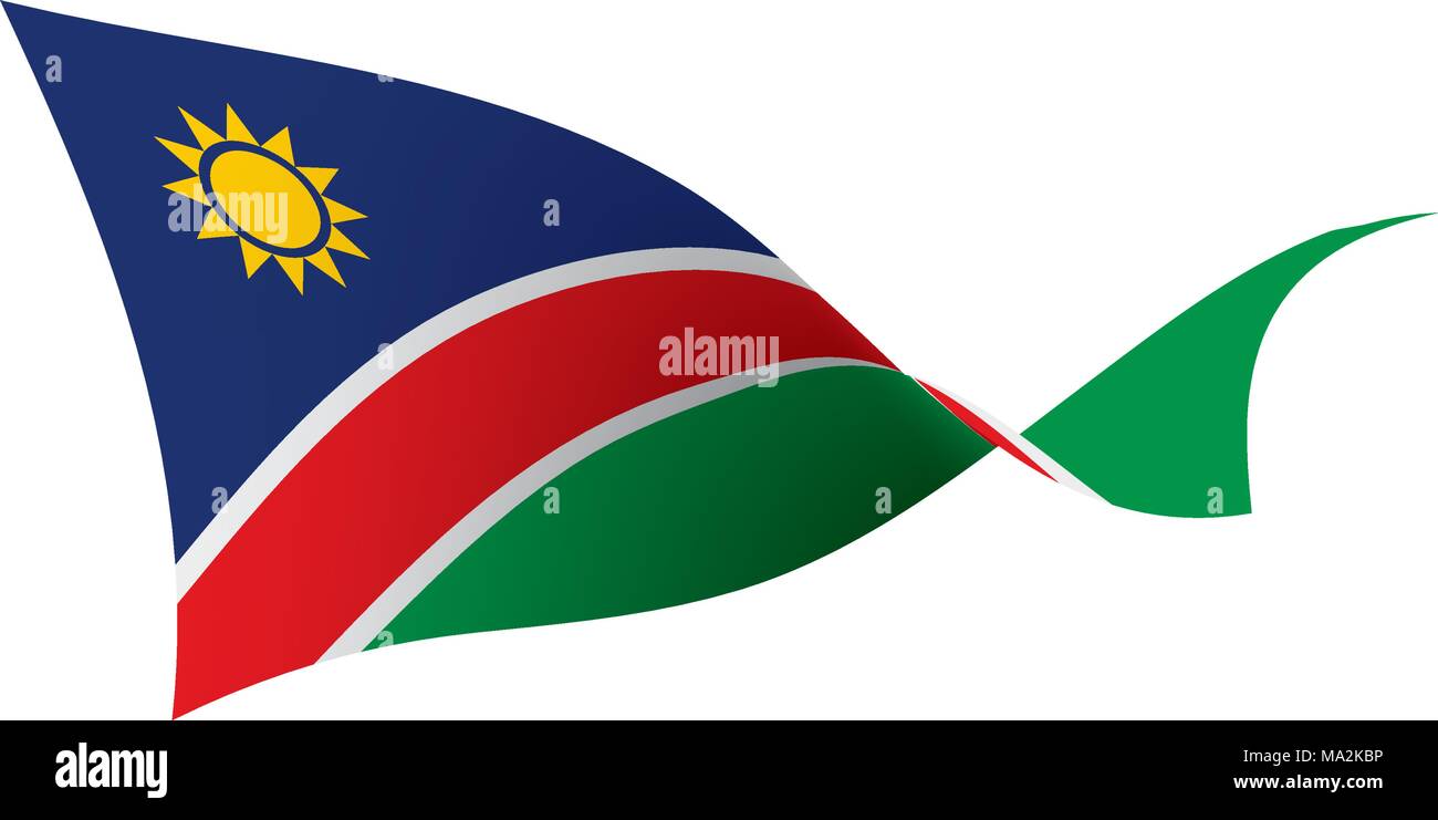 Namibia flag, vector illustration Stock Vector Image & Art - Alamy