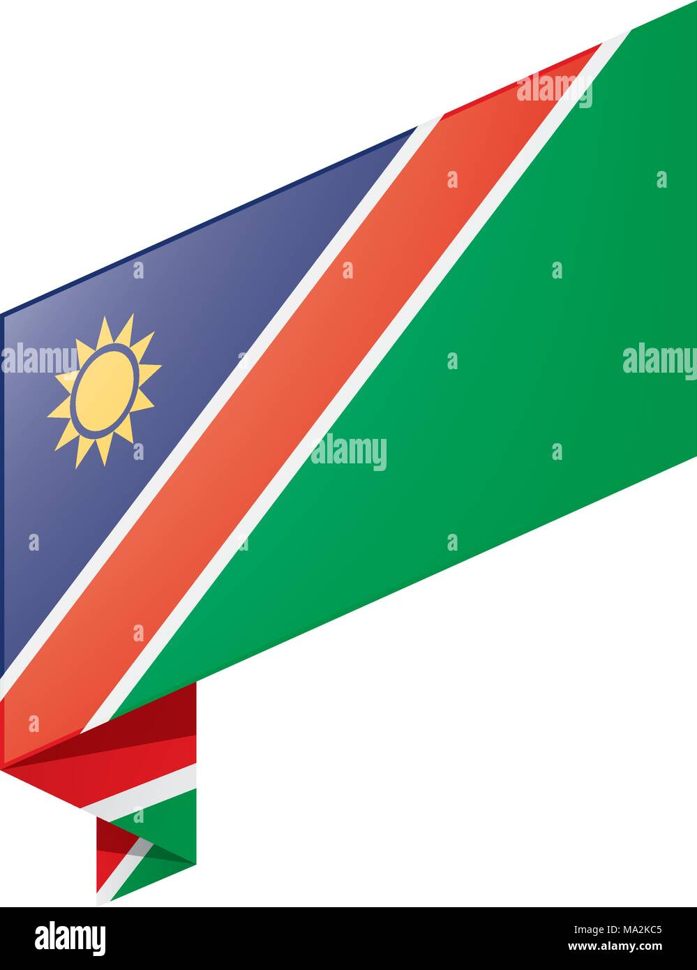 Namibia flag, vector illustration Stock Vector Image & Art - Alamy