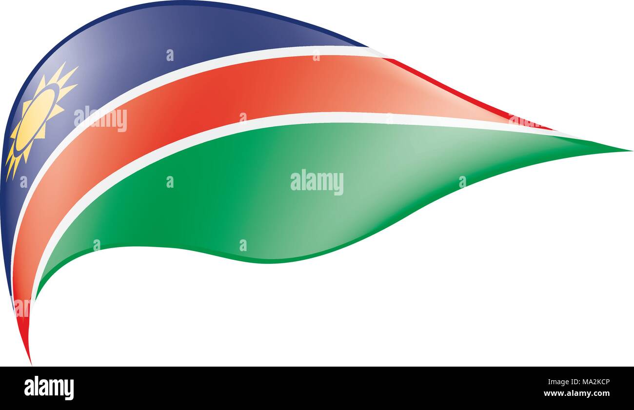 Namibia flag, vector illustration Stock Vector Image & Art - Alamy