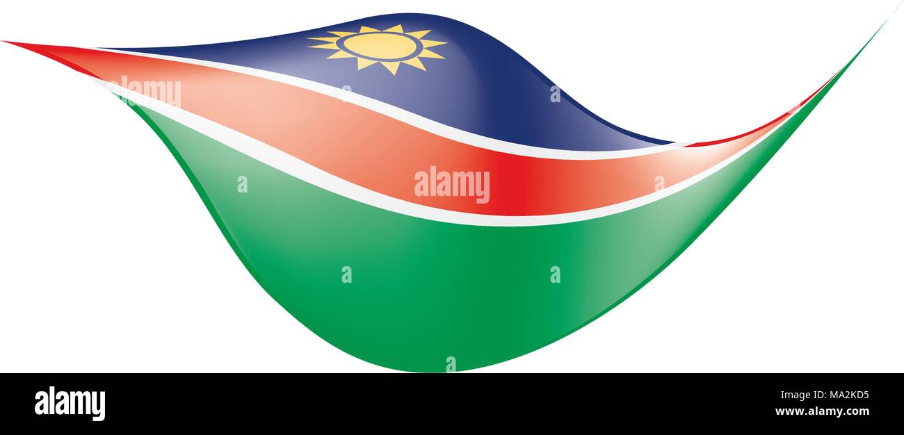 Namibia flag, vector illustration Stock Vector Image & Art - Alamy