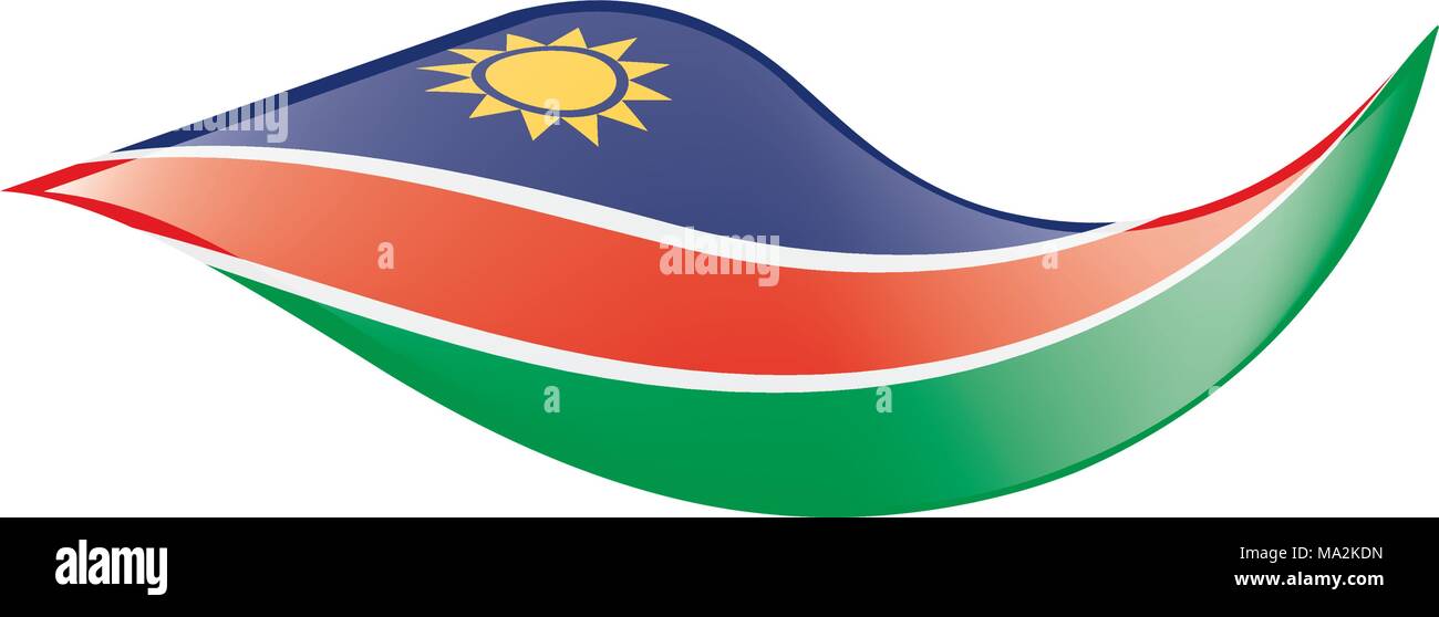 Namibia flag, vector illustration Stock Vector Image & Art - Alamy