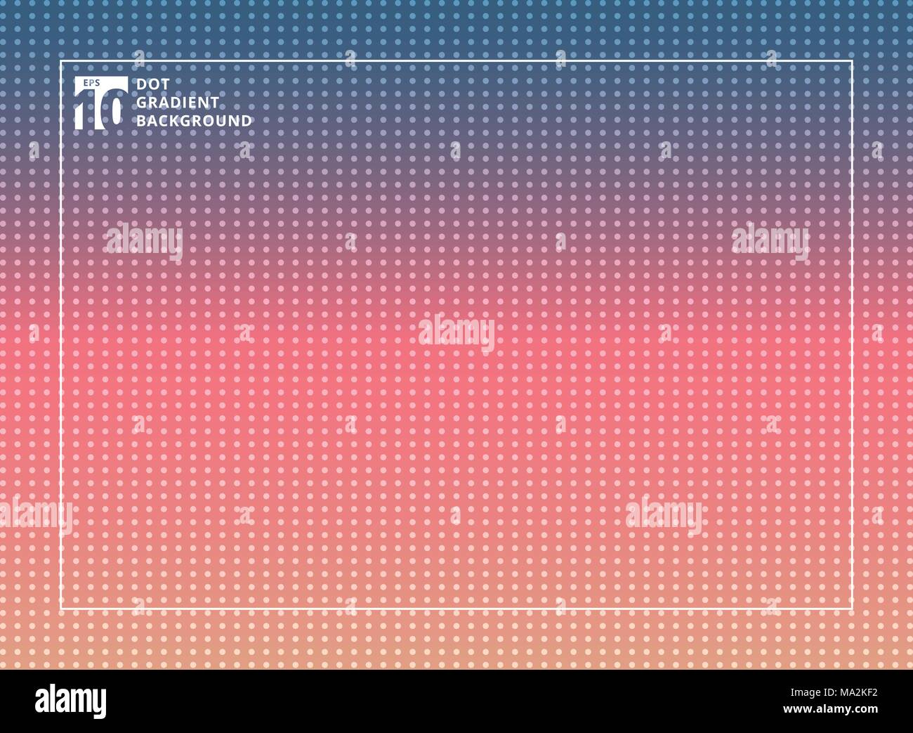 Abstract background dots pattern texture on blue and pink gradients ...