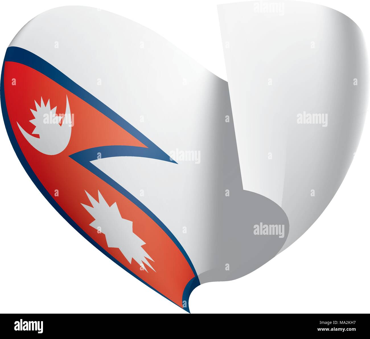 Nepal flag, vector illustration Stock Vector Image & Art - Alamy