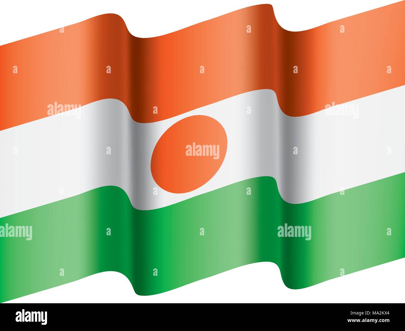 Niger flag, vector illustration Stock Vector Image & Art - Alamy
