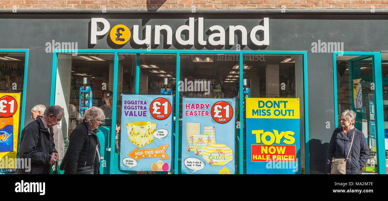 Poundland shop in York,North Yorkshire,England,UK Stock Photo - Alamy