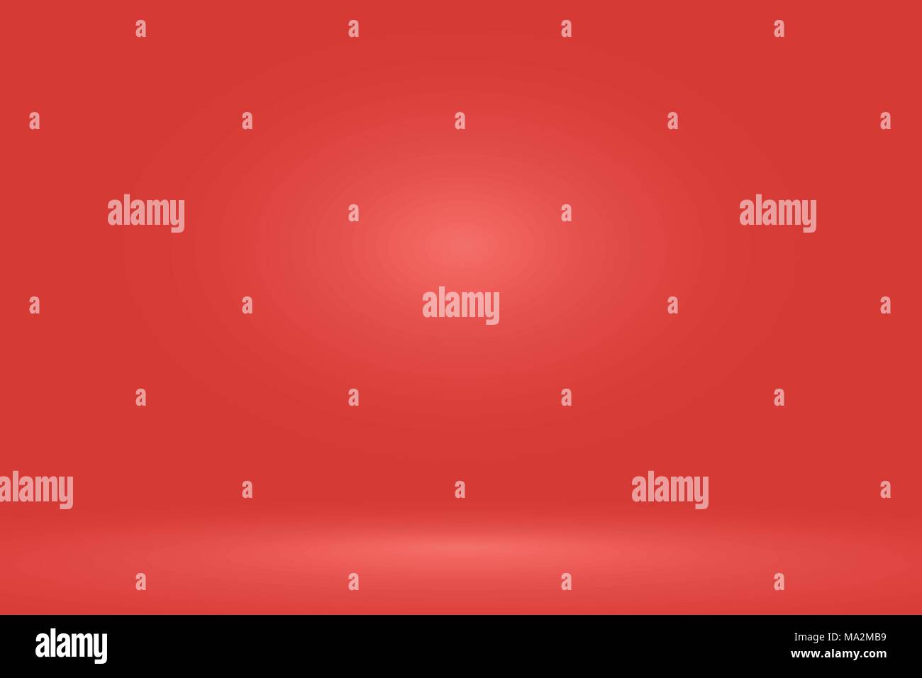 Empty red studio room background. Vector illustration Stock Vector ...