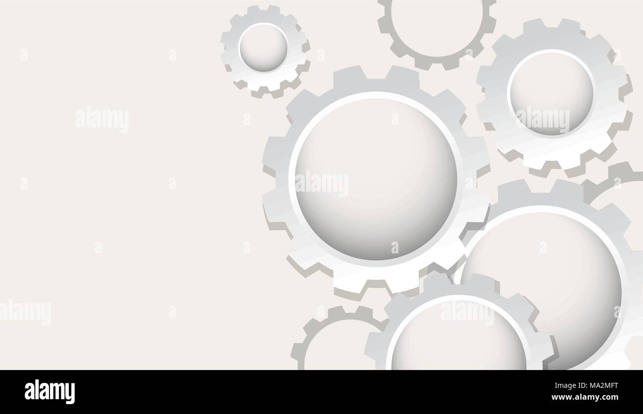 Engineering theme background design with gears illustration Stock ...