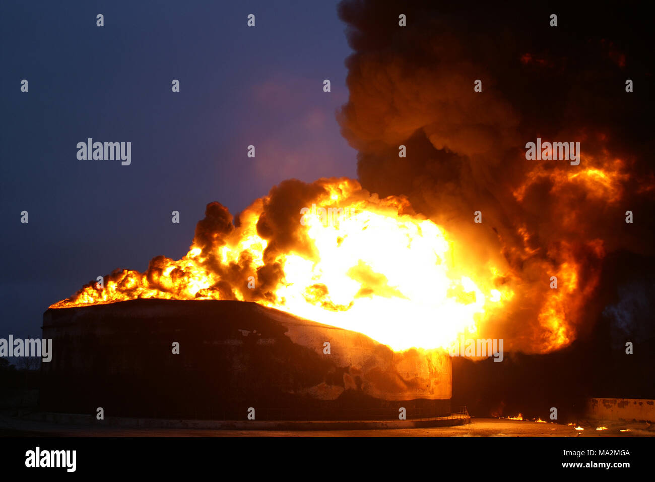Oil Tanker Blaze High Resolution Stock Photography and Images - Alamy