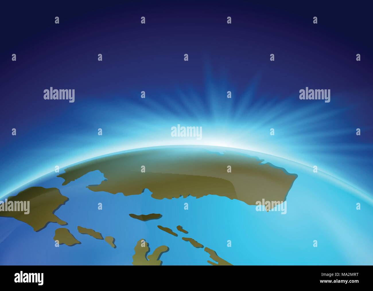 Light pollution earth Stock Vector Images - Alamy