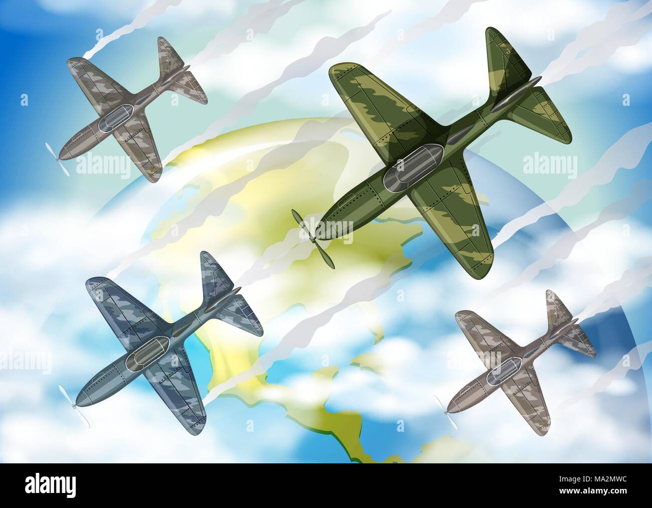 Military aviation picture Stock Vector Images - Alamy
