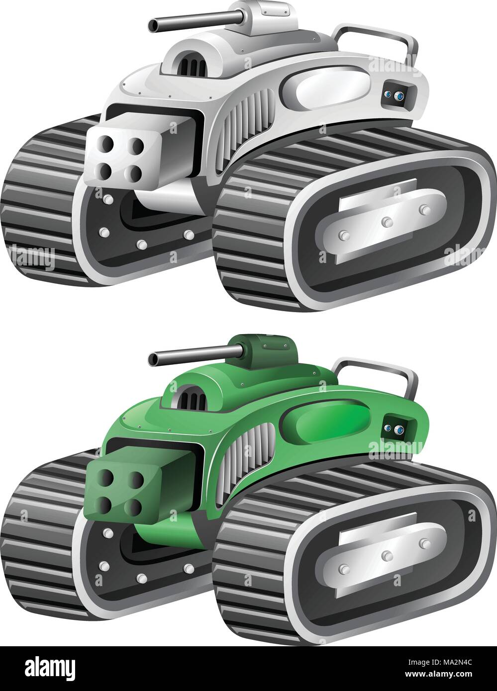 Isolated tanks gun Stock Vector Images - Alamy