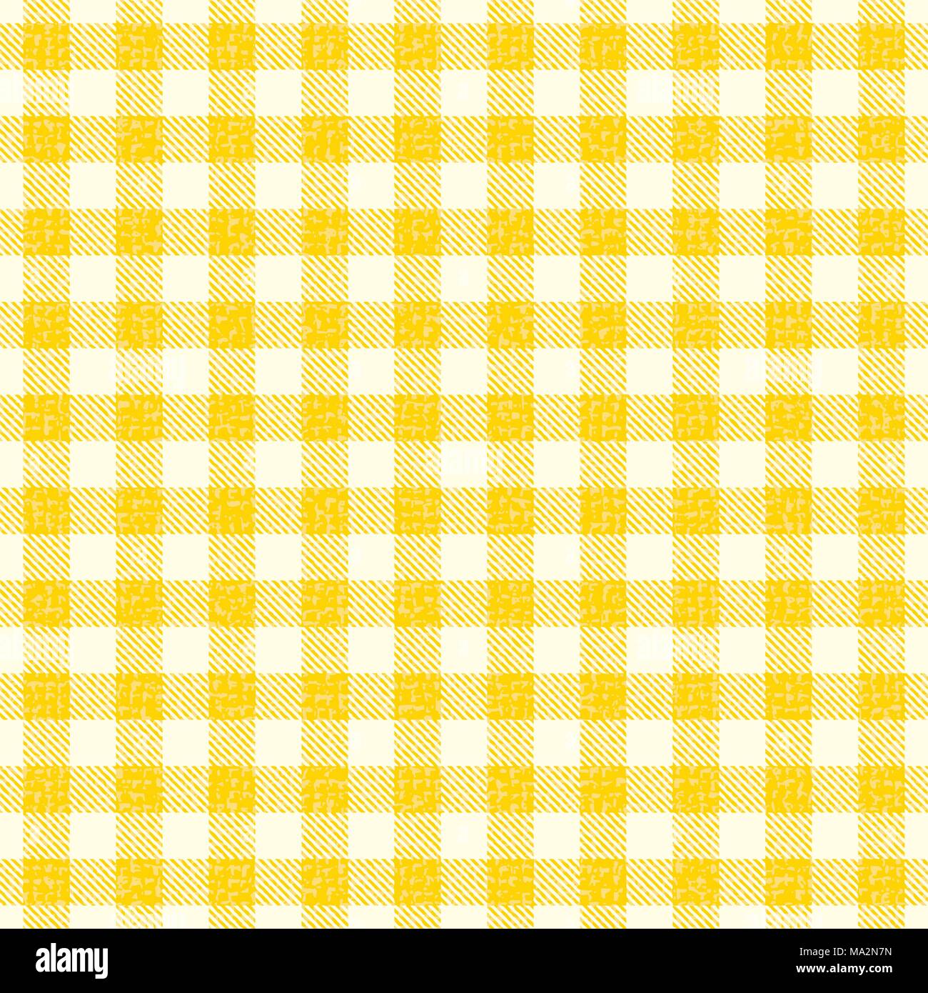 Yellow gingham background Stock Vector Images - Alamy