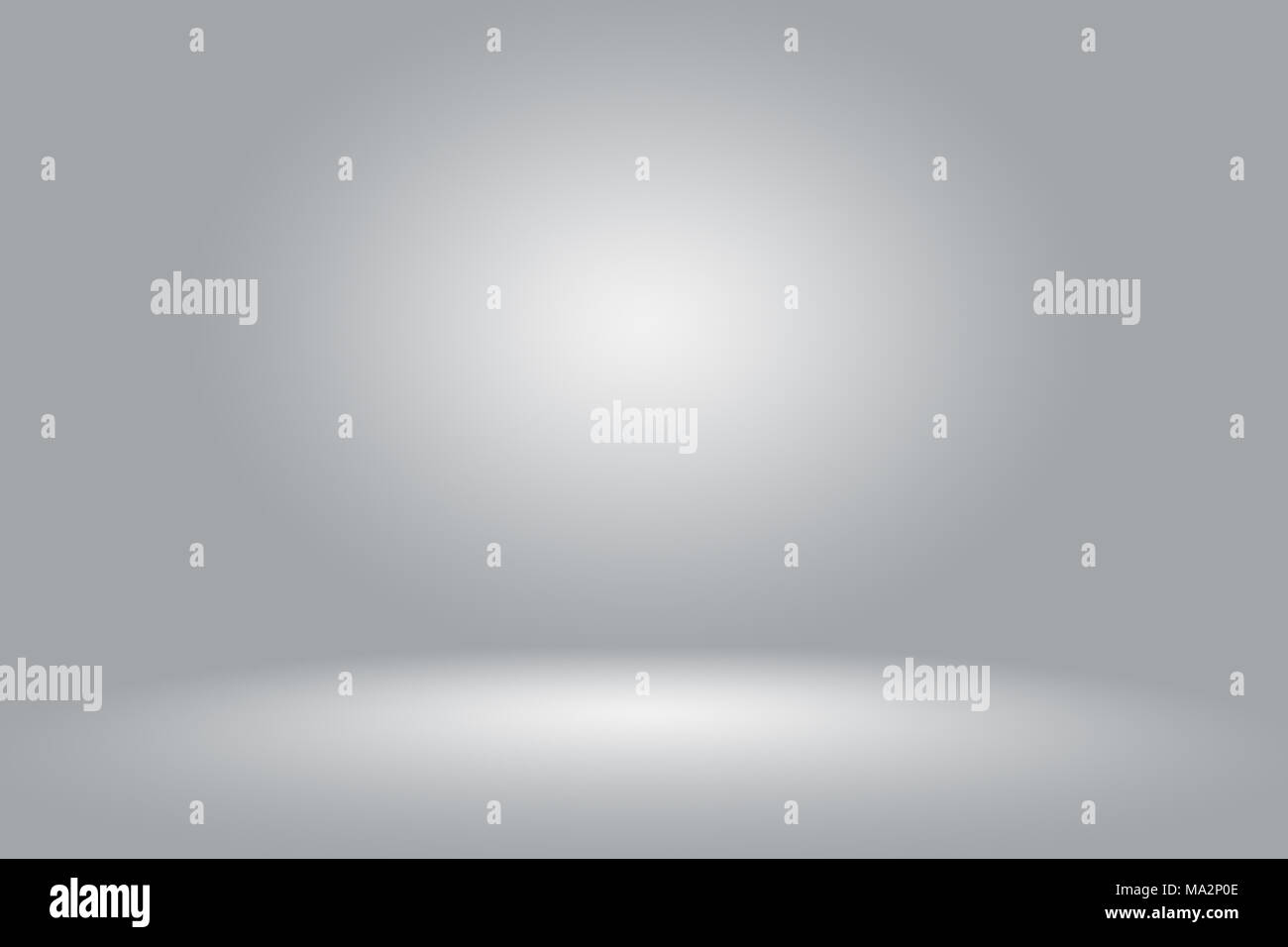 Abstract Empty Dark White Grey gradient with Black solid vignette ...