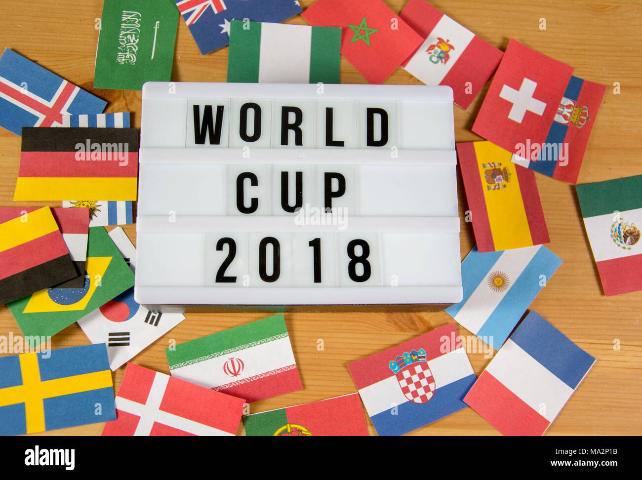symbol photo for the World Cup Stock Photo - Alamy