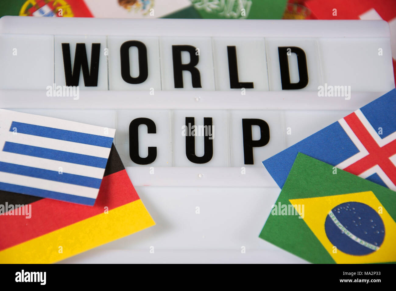 symbol photo for the World Cup Stock Photo - Alamy