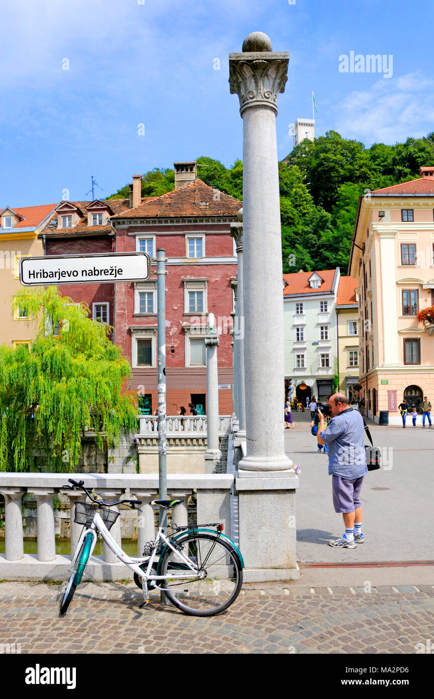 Cobblers bridge ljubljana hi-res stock photography and images - Alamy