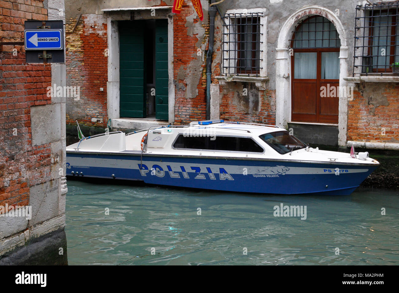 Police motorboat at work Stock Photo - Alamy
