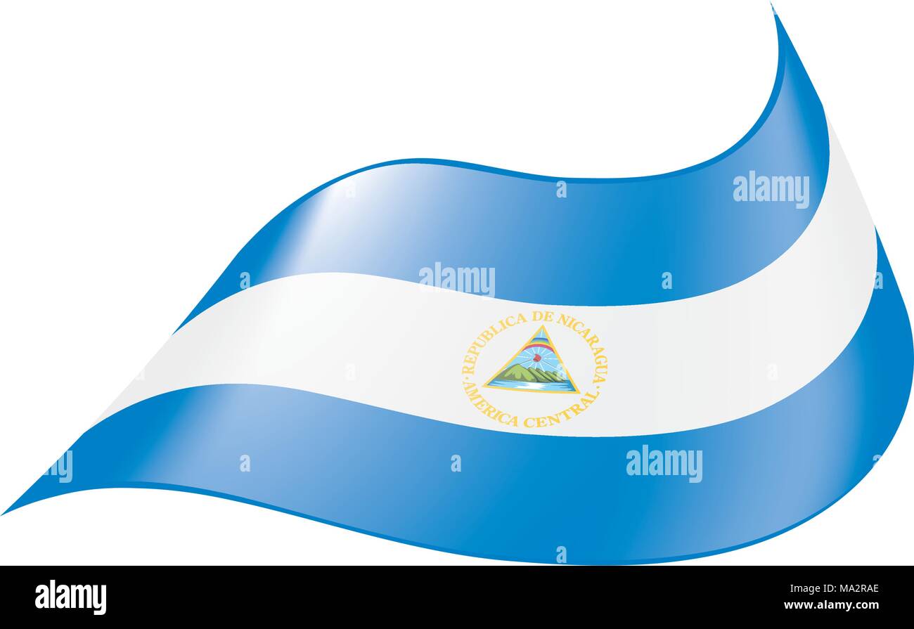 Nicaragua flag, vector illustration Stock Vector Image & Art - Alamy