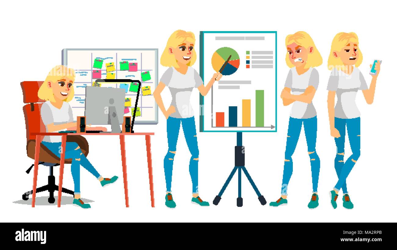 Girl on laptop glasses Stock Vector Images - Alamy