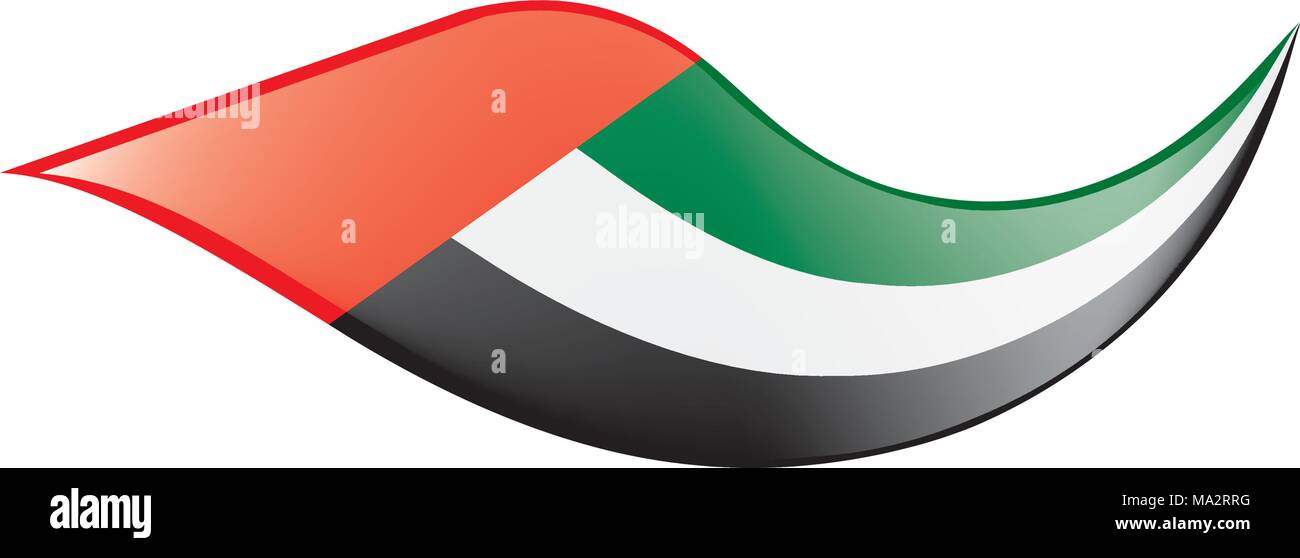 United Arab Emirates flag, vector illustration Stock Vector Image & Art ...