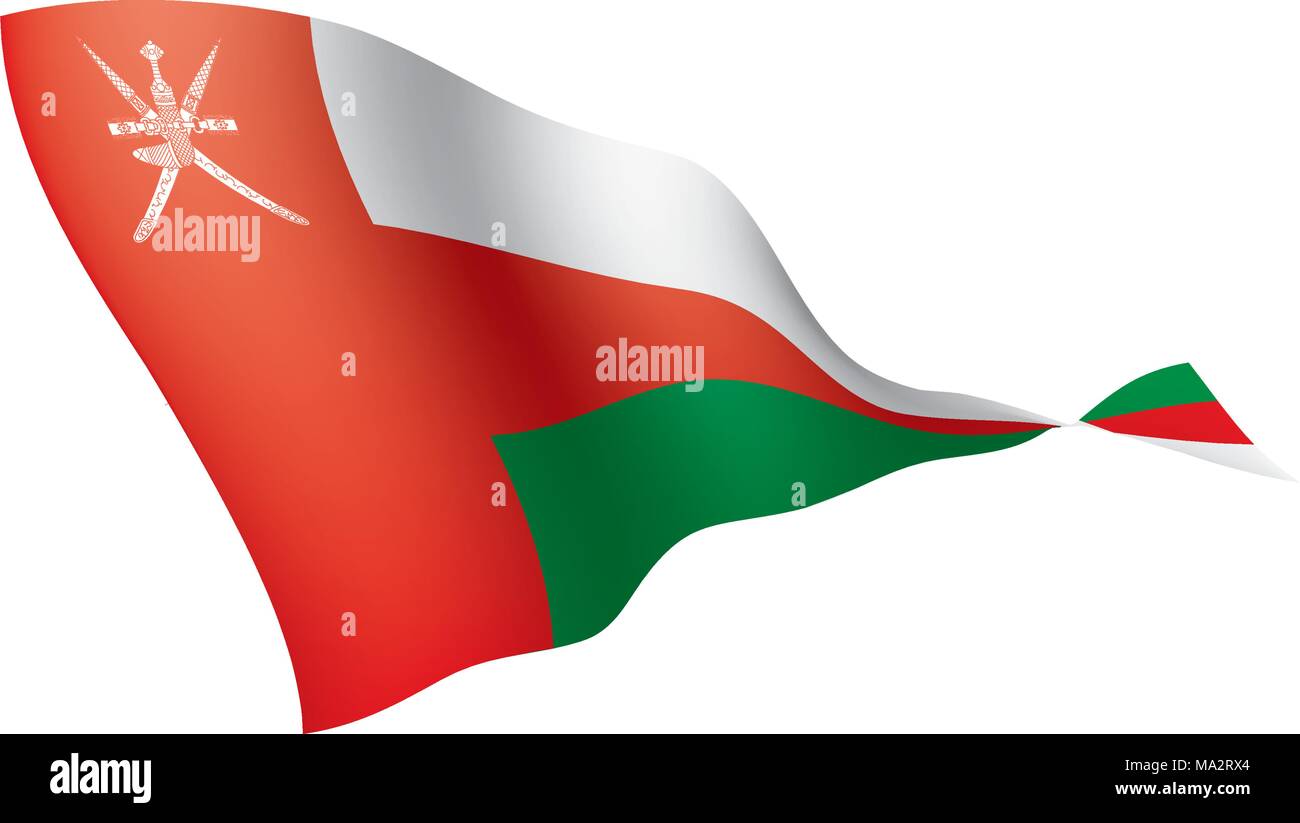 Oman Flag Vector Illustration Stock Vector Image And Art Alamy