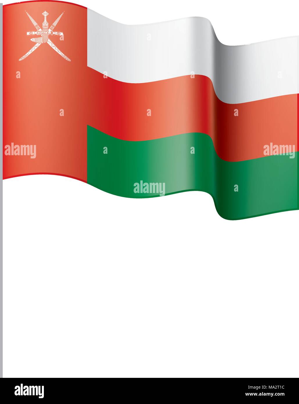 Flag vector nation oman muscat hi-res stock photography and images - Alamy