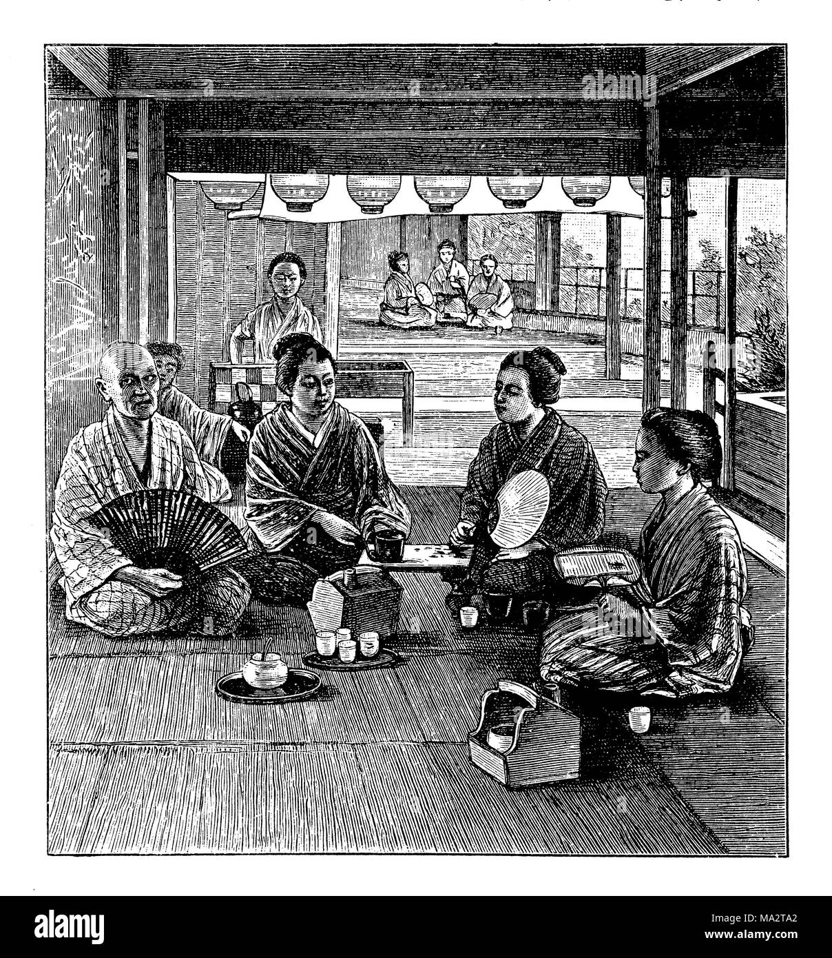 Japanese tea house hi-res stock photography and images - Alamy