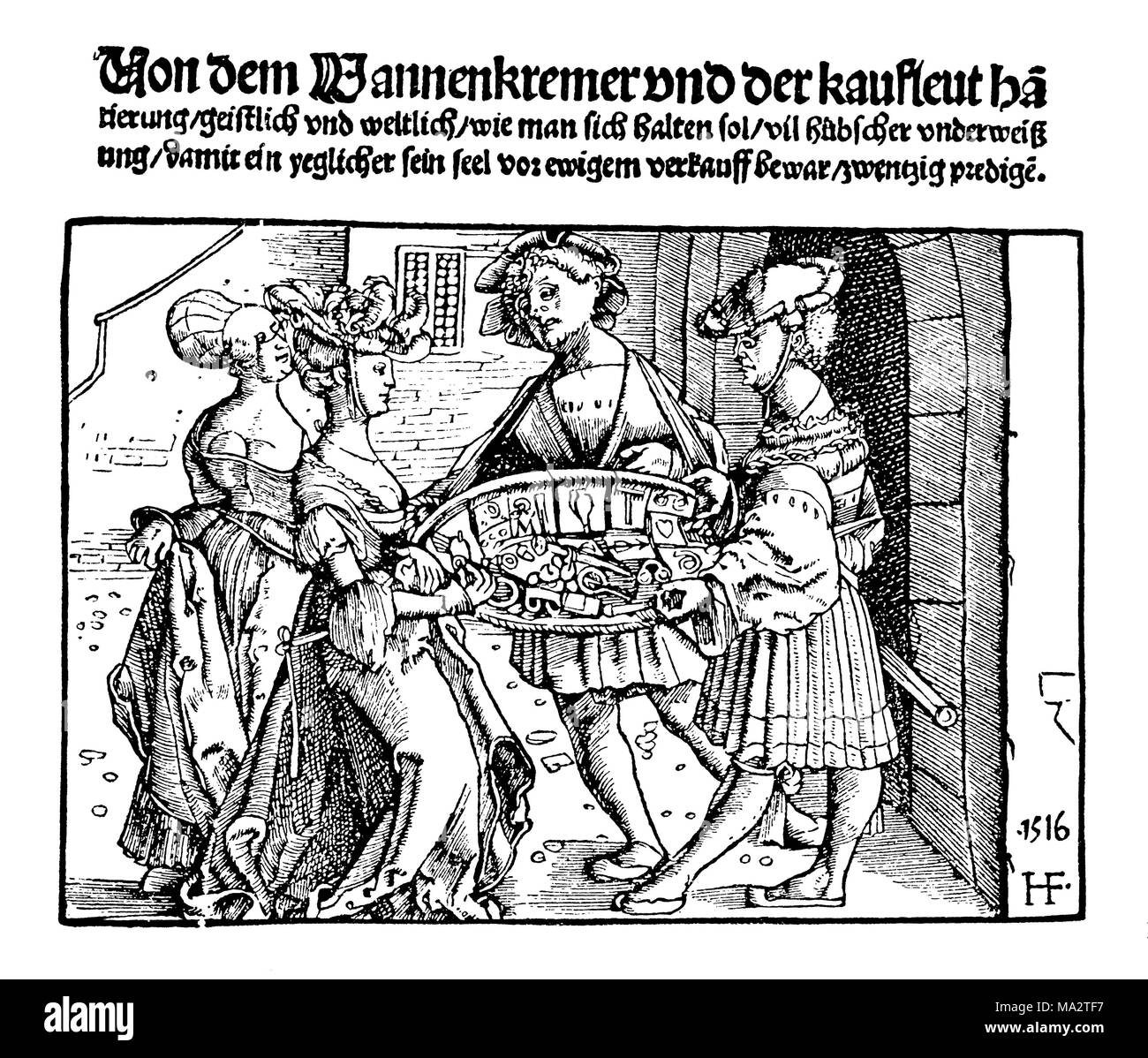 Costumes of merchants Stock Photo - Alamy