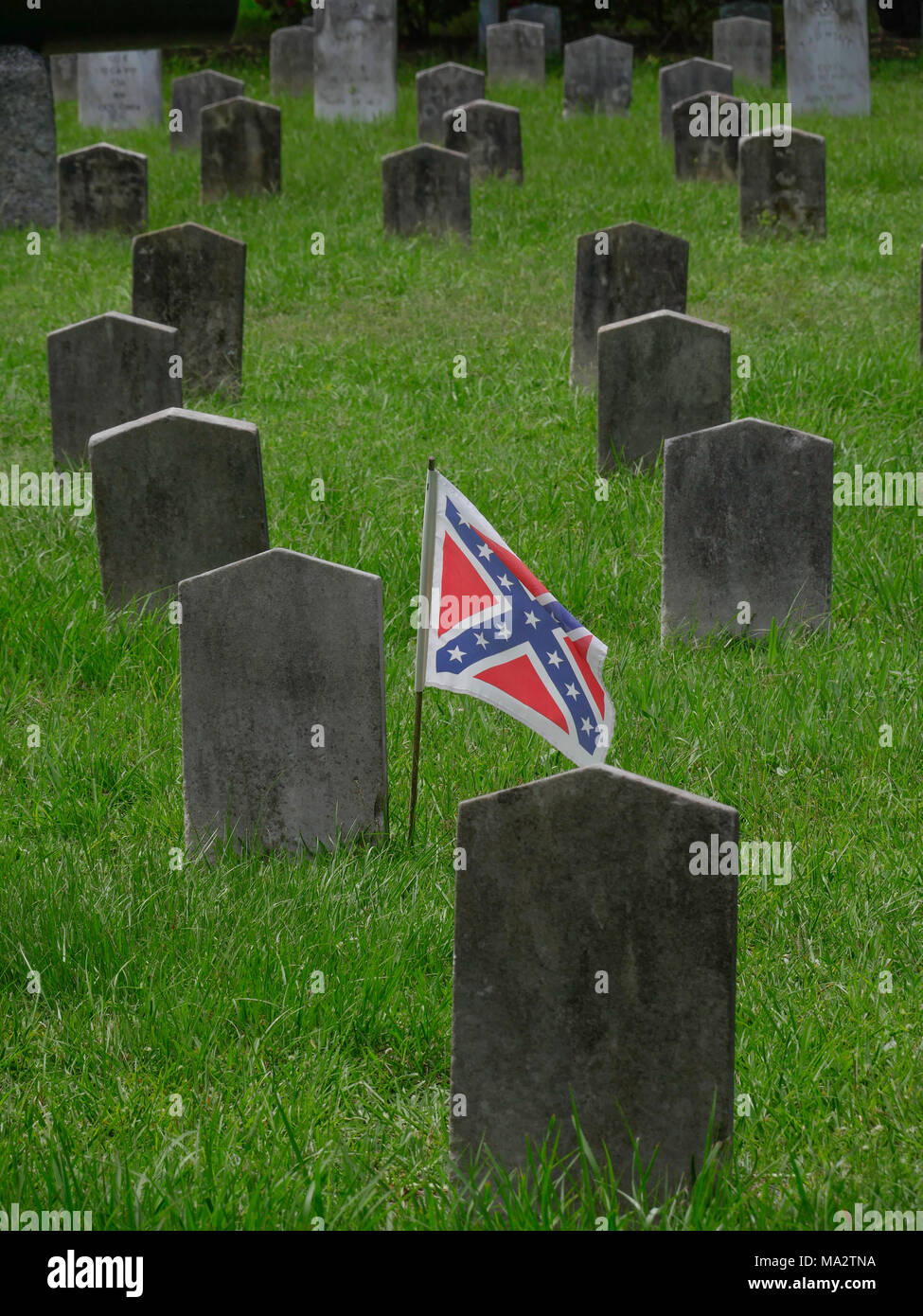 Confederate soldier graves Stock Photo - Alamy