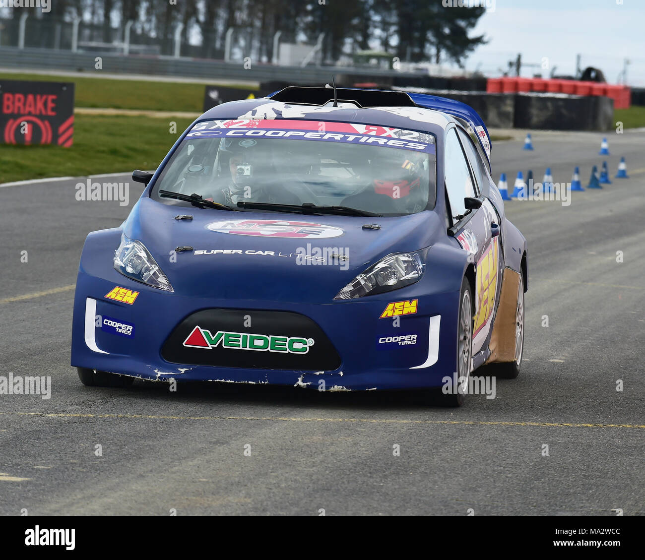 Silverstone, Northamptonshire, England, 26th March 2018, Olsbergs RX2 ...