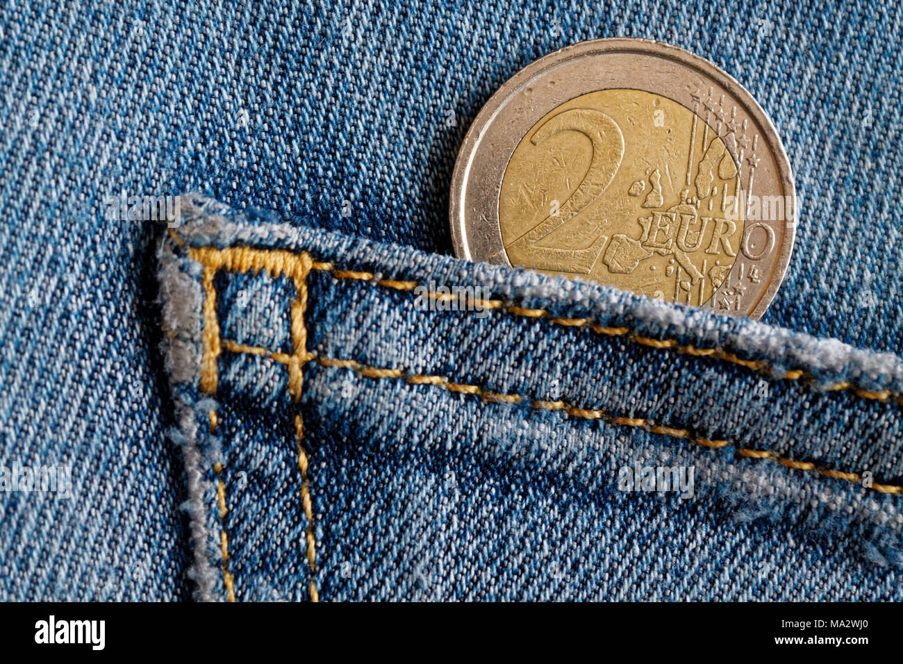Euro coin with pocket hi-res stock photography and images - Alamy