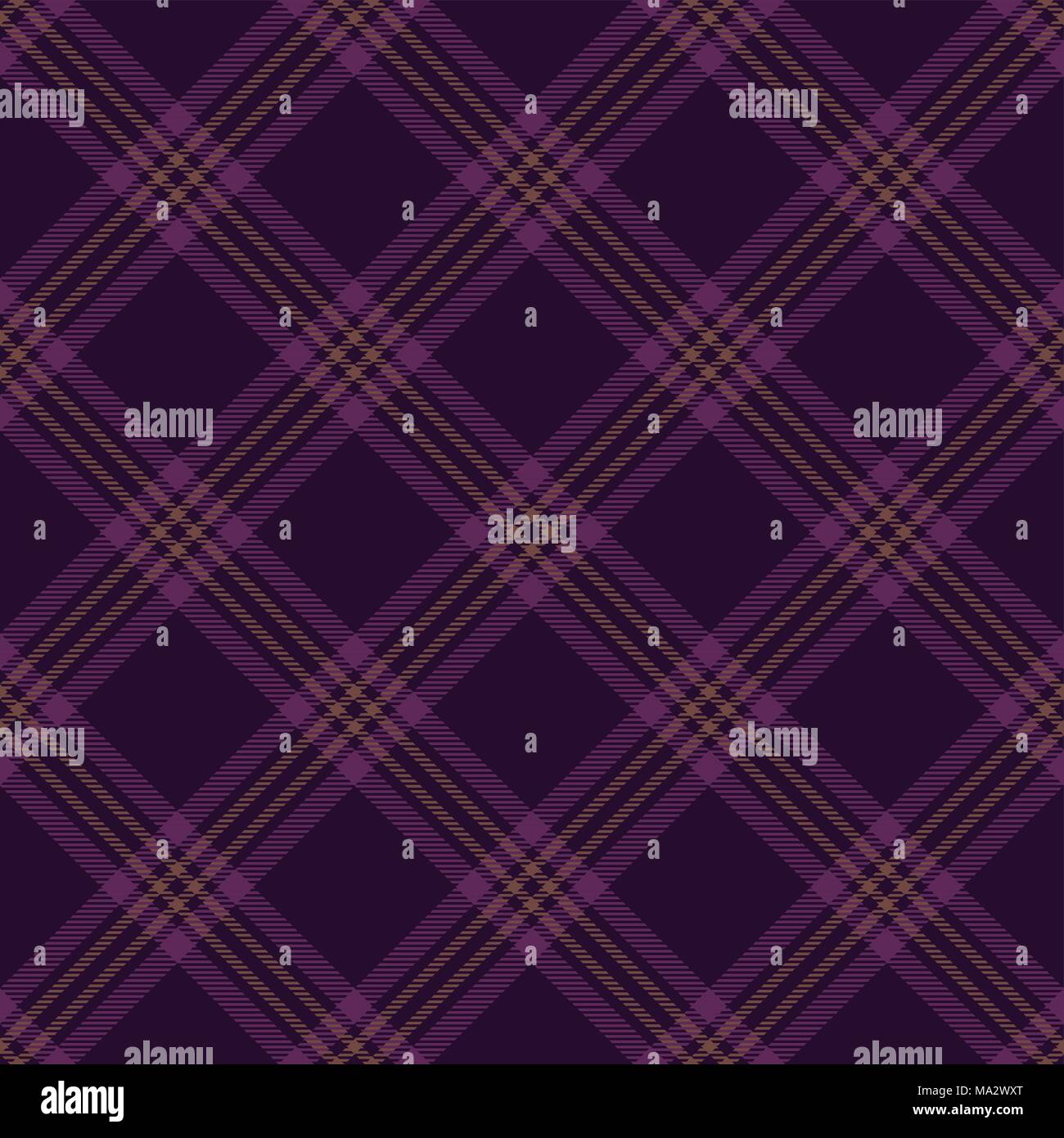 Purple diagonal tartan seamless pattern background Stock Vector Image ...