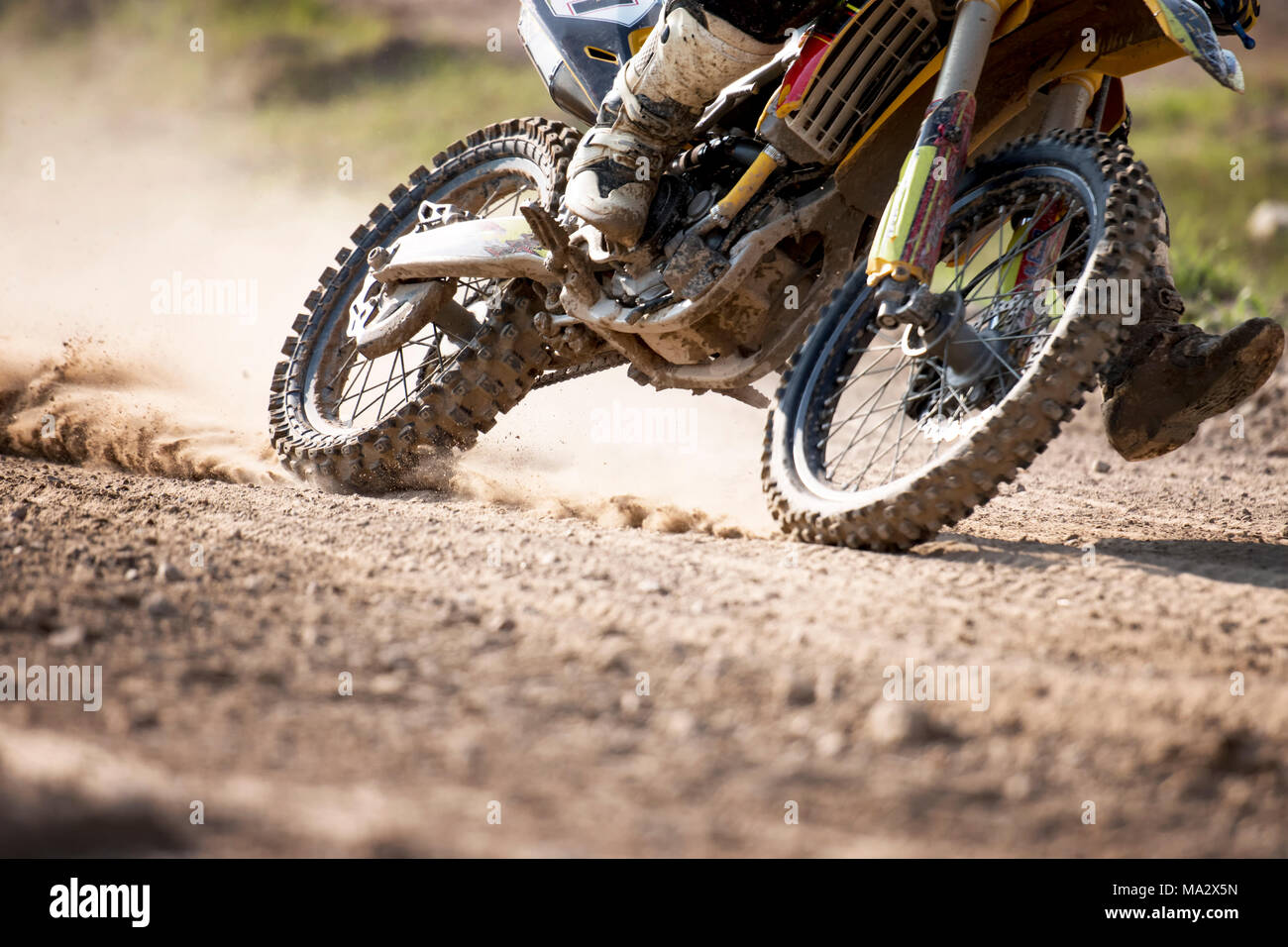 motocross bike race speed and power in extreme man sport ,sport action ...