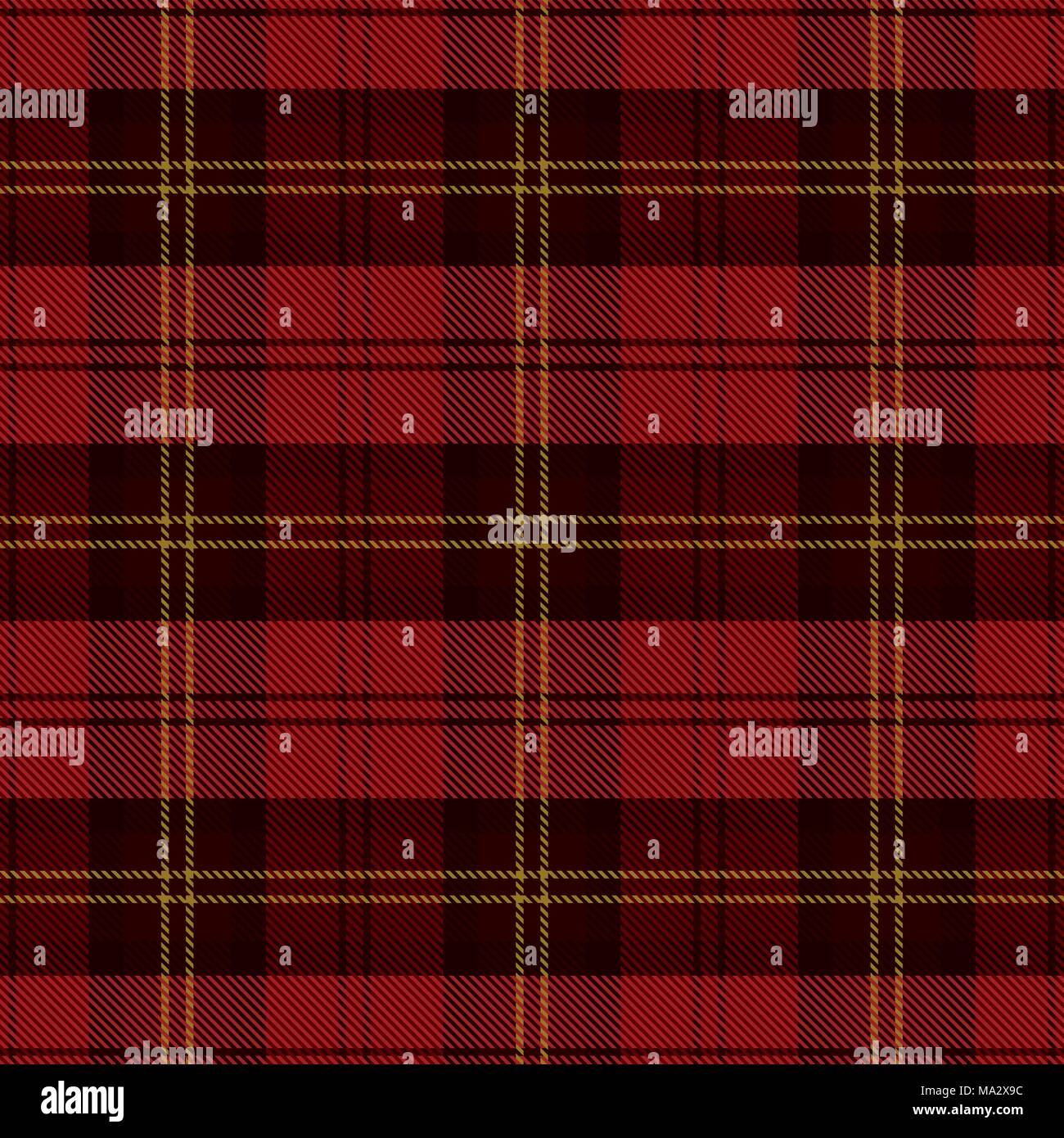 Red tartan kilt Stock Vector Images - Alamy