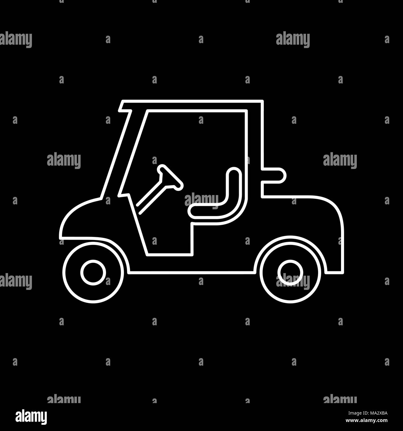 Golf motor Stock Vector Images - Alamy