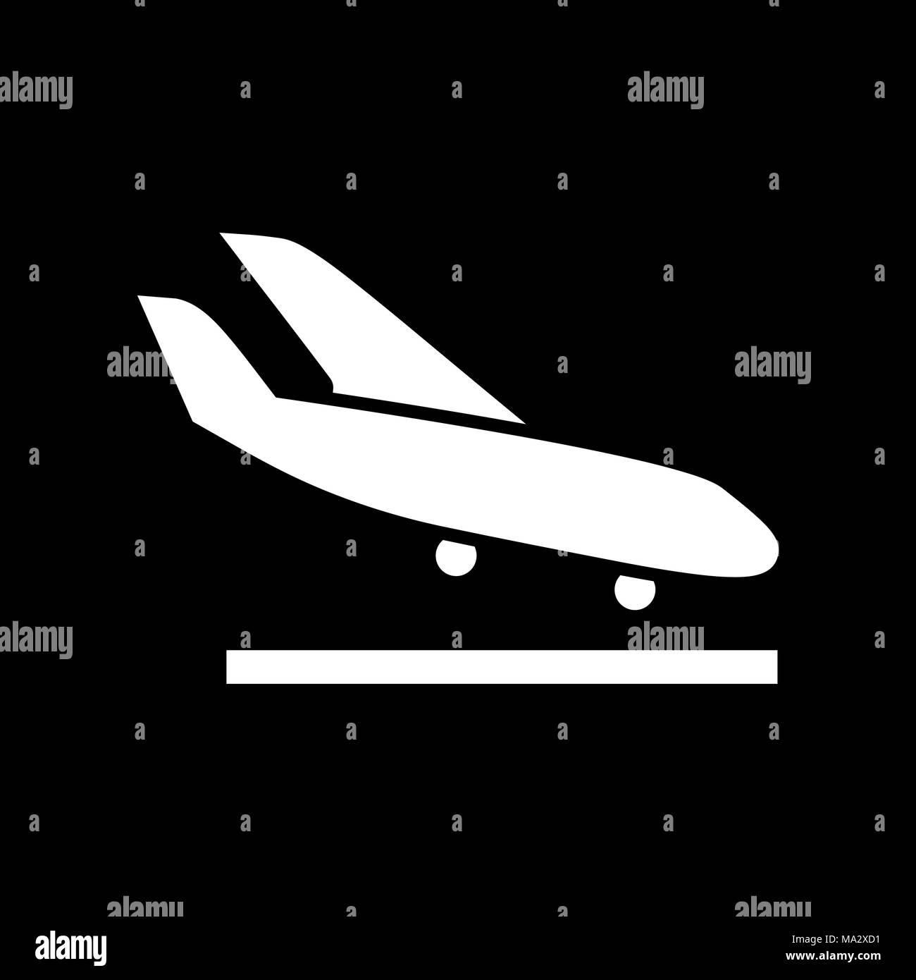 Simple plane Black and White Stock Photos & Images - Alamy