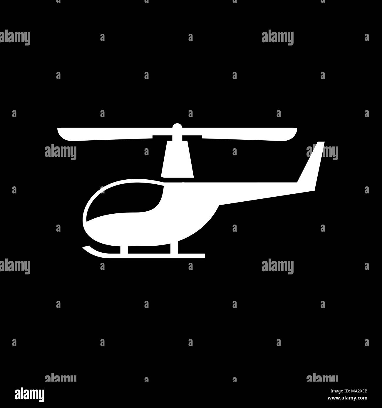 Cartoon helicopter Black and White Stock Photos & Images - Alamy