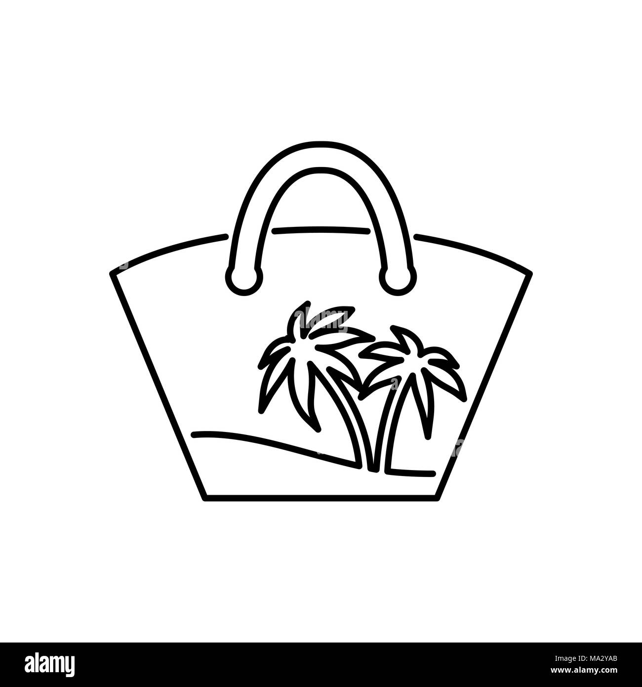 Beach Bag Clip Art