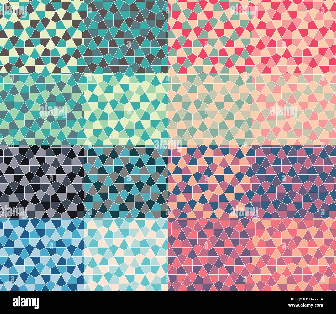 Seamless geometric pattern simple flat vector illustration. Lined ...