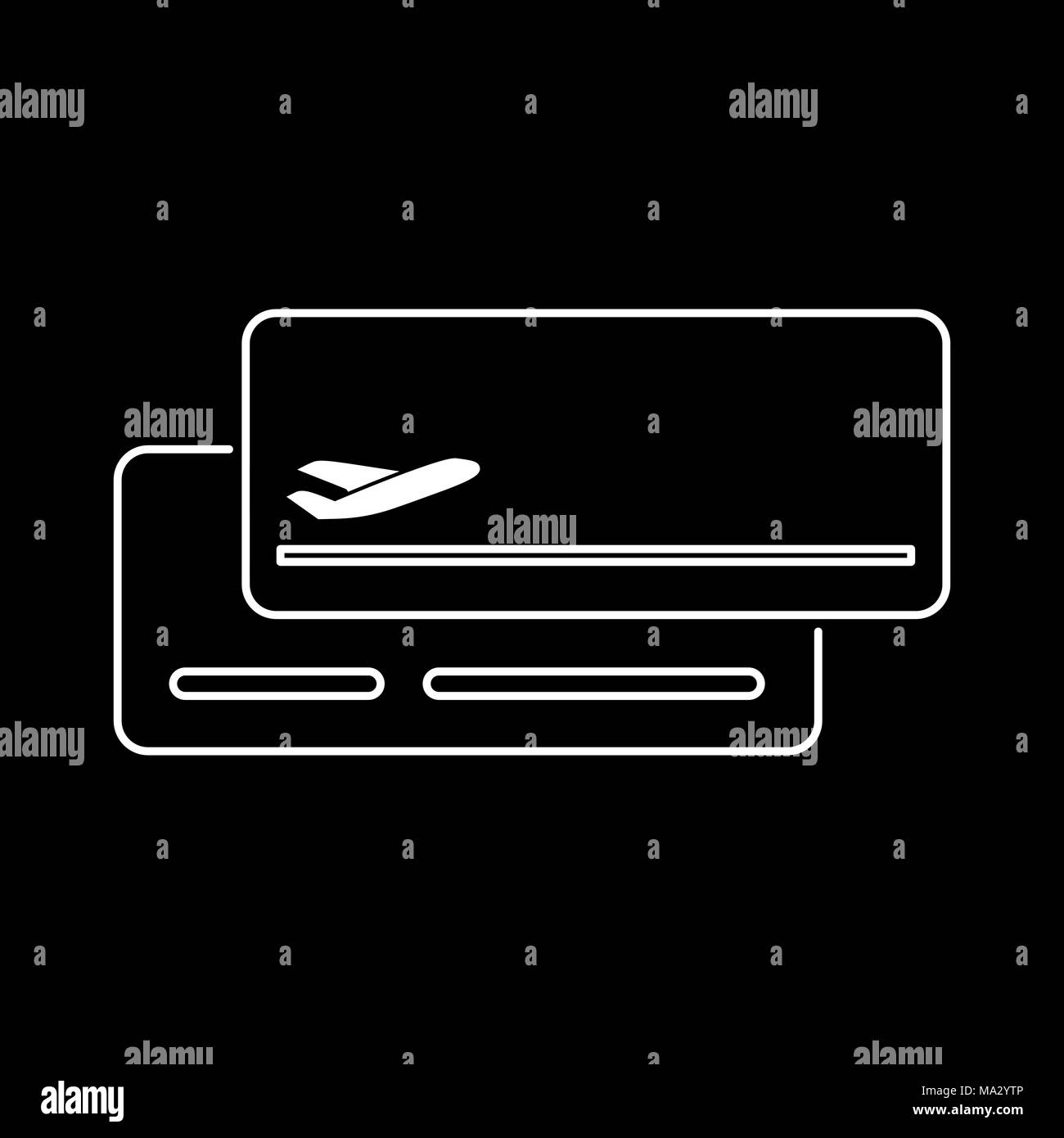 Boarding icon hi-res stock photography and images - Alamy