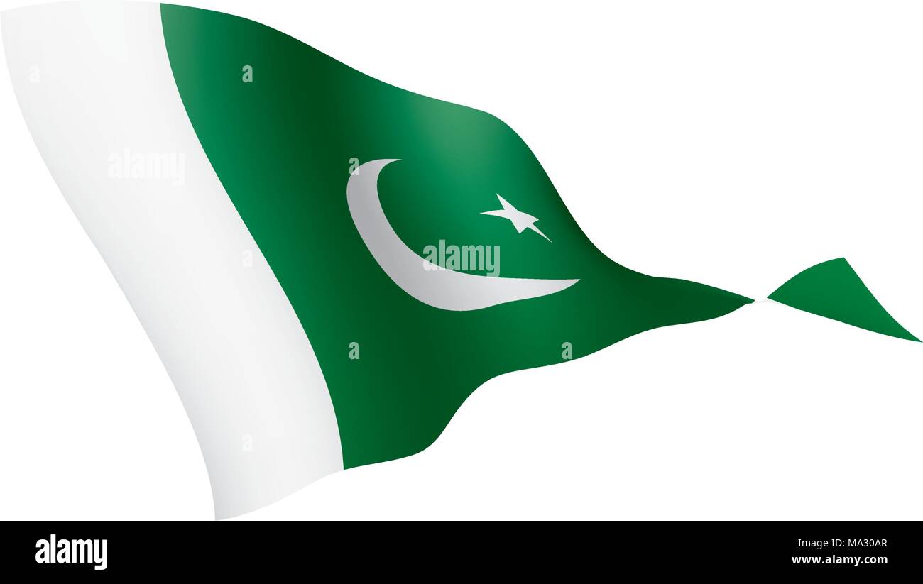 Pakistan flag, vector illustration Stock Vector Image & Art - Alamy