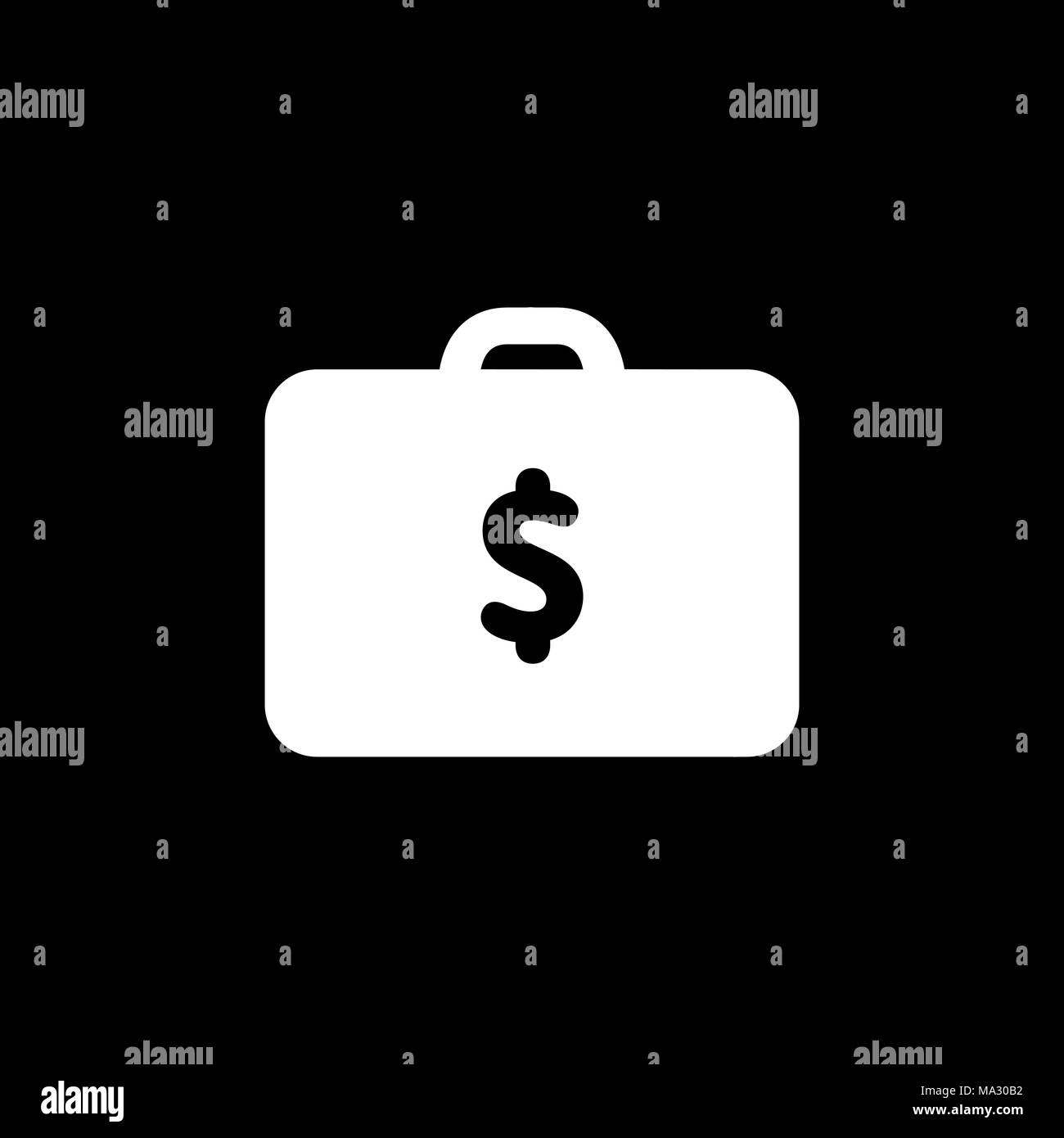 Money case icon flat style simple vector illustration Stock Vector ...