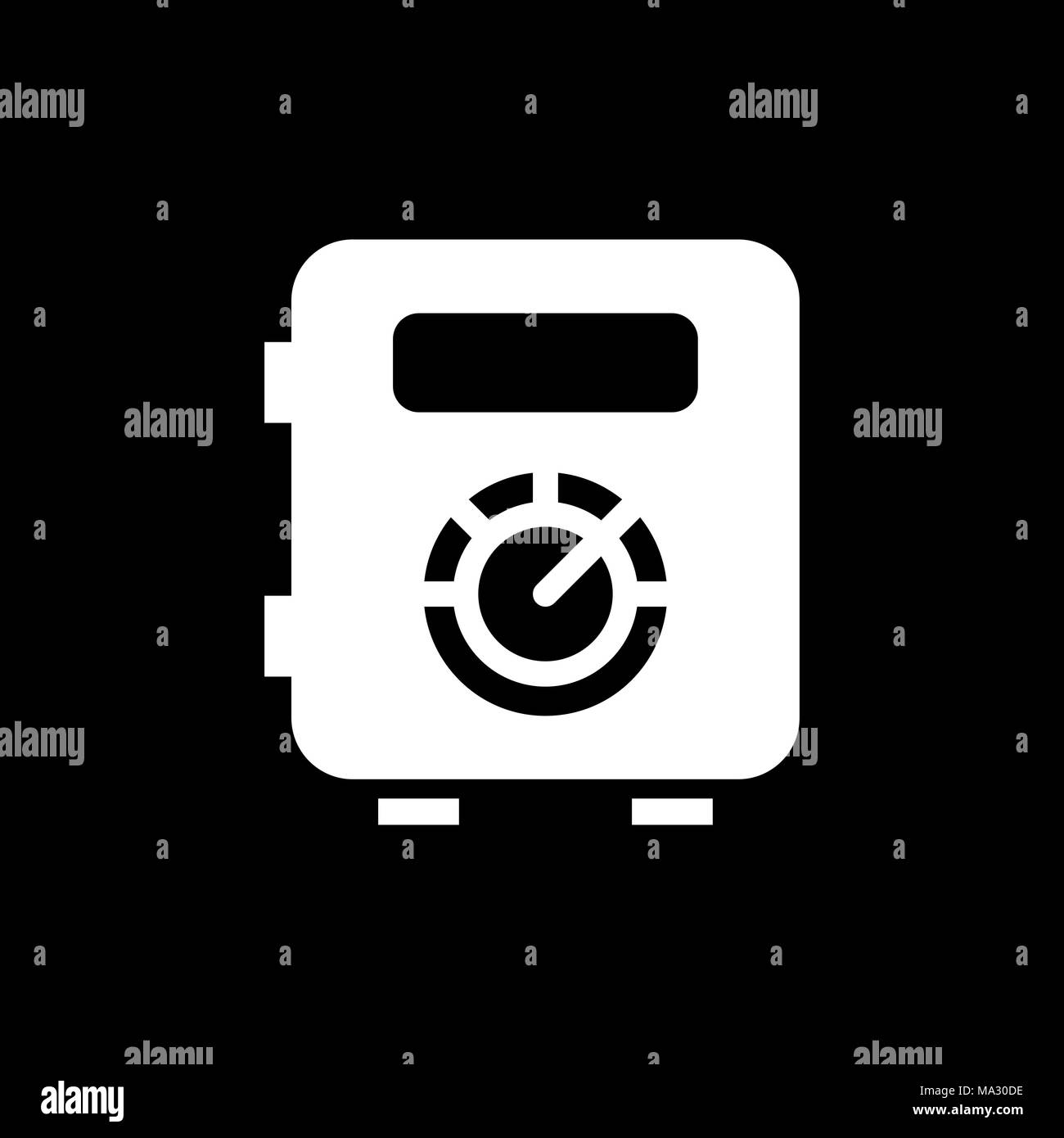 Safe icon simple flat style illustration Stock Vector Image & Art - Alamy