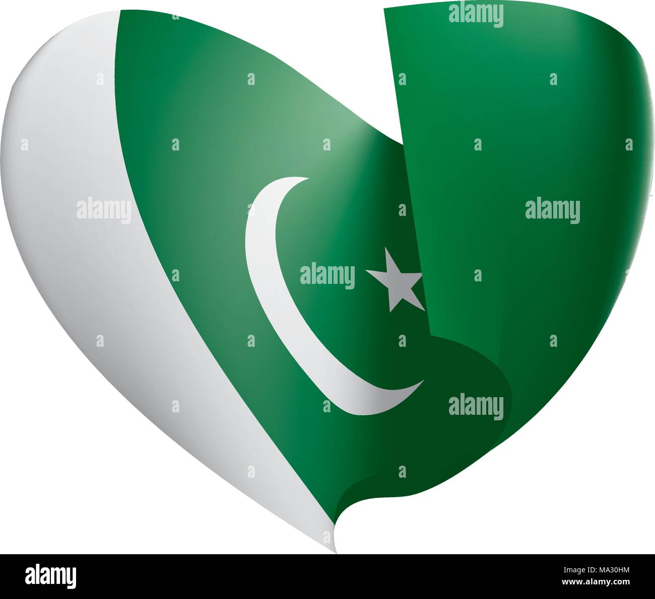 Pakistan flag, vector illustration Stock Vector Image & Art - Alamy