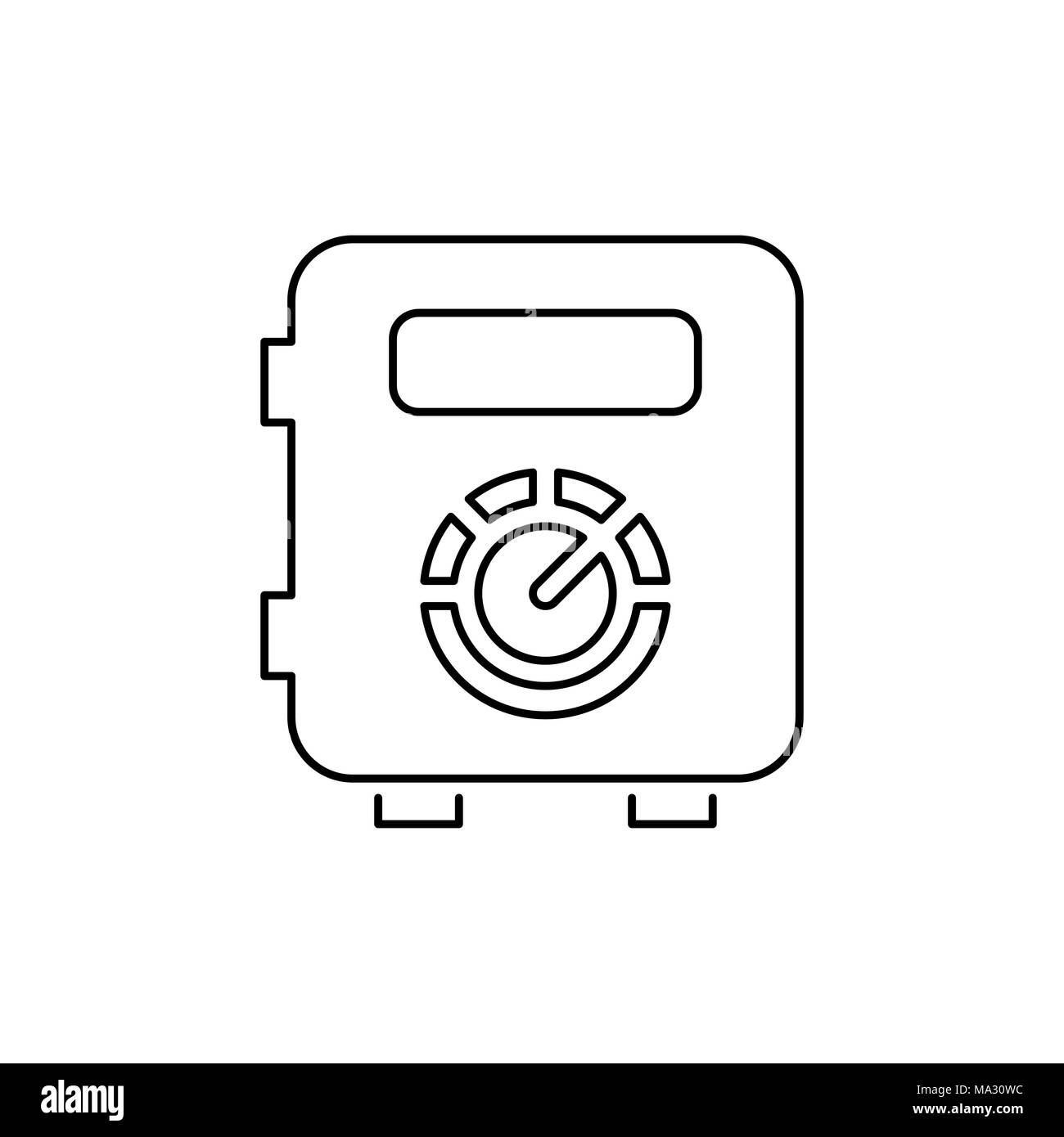 Safe icon simple flat style illustration Stock Vector Image & Art - Alamy