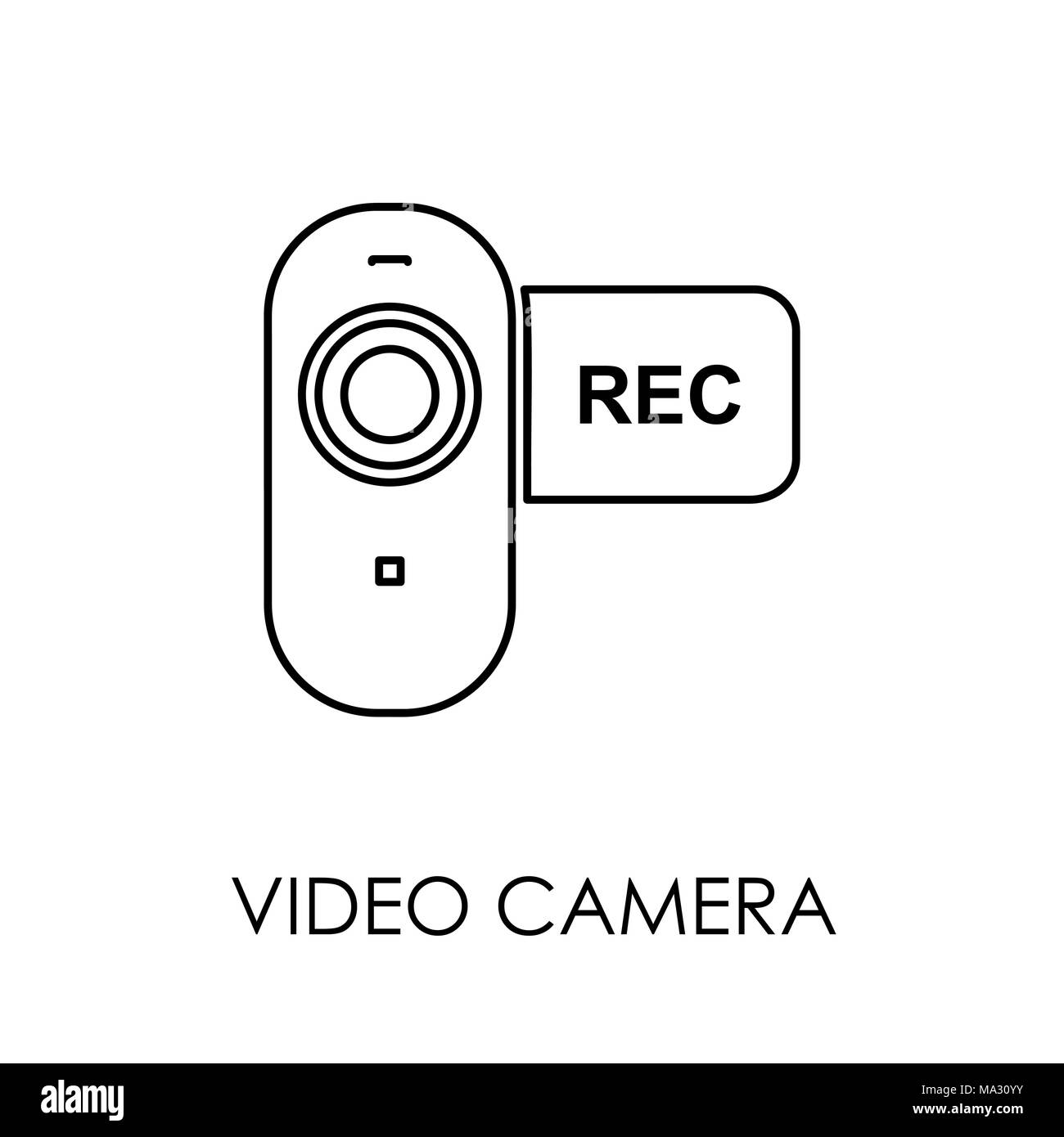 Camera icon symbol flat style vector illustration Stock Vector Image ...