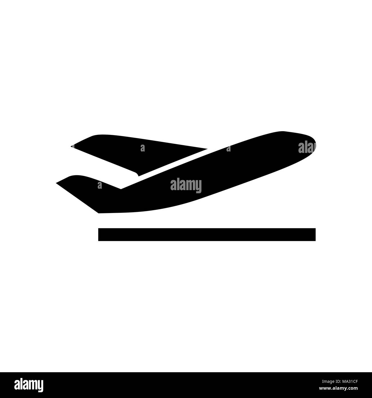 Jet plane arriving Stock Vector Images - Alamy